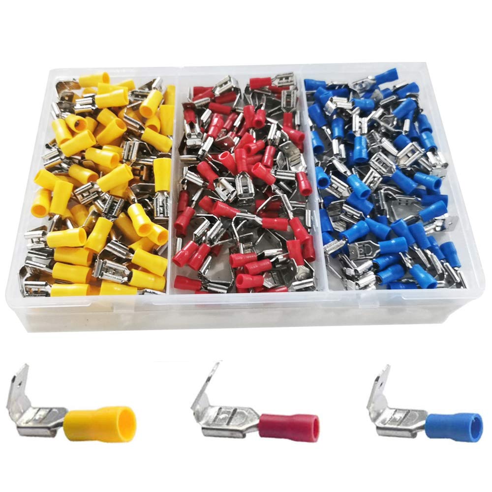 GTIWUNG 180Pcs Piggyback Spade Connector Quick Splice Wire Terminals ...