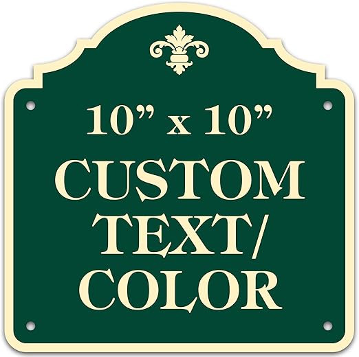 Amazon.com: Custom Sign, Customized for Outdoor/Indoor Use ...