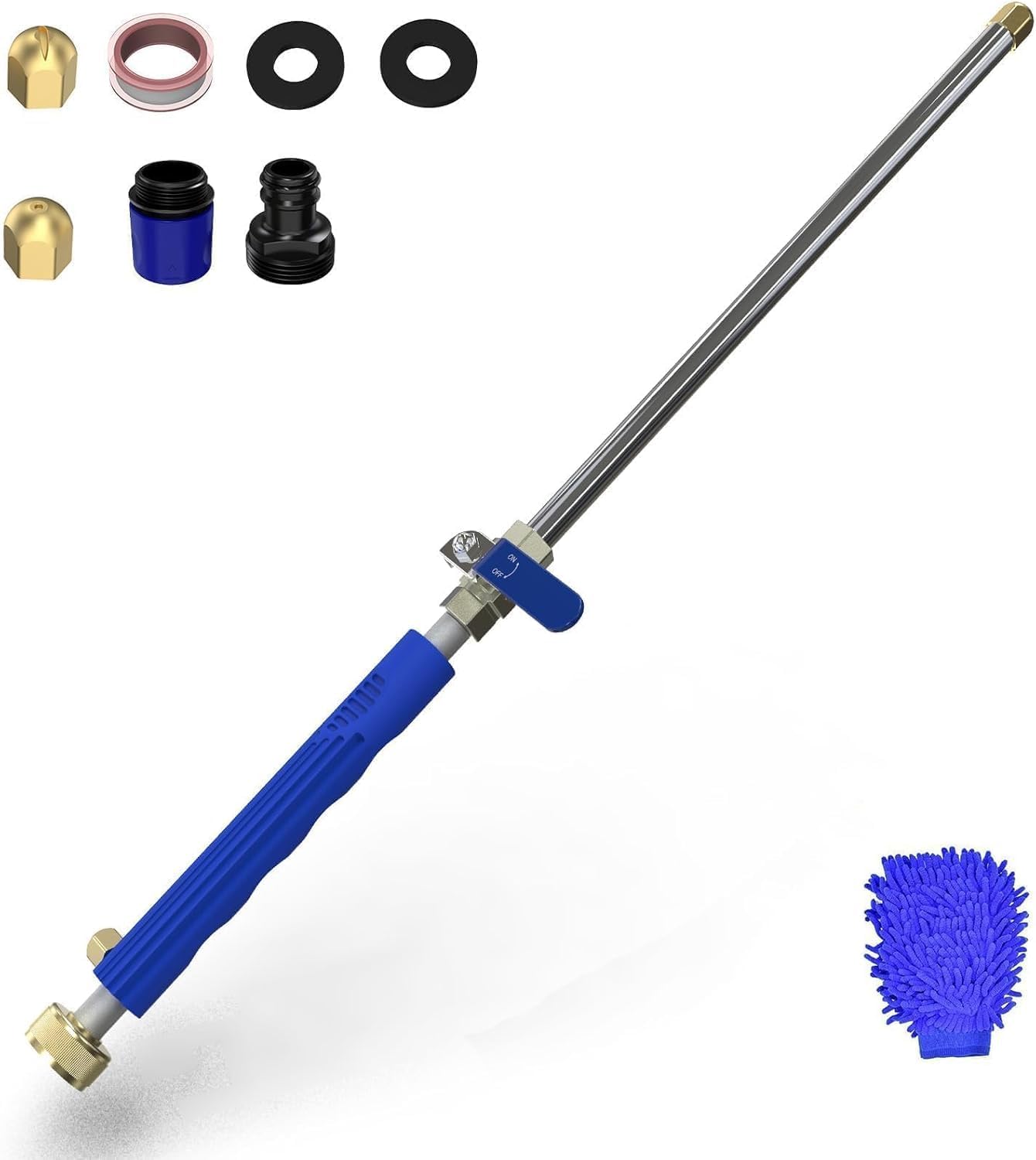 Amazon.com: Zelonpro Jet Nozzle High Presszle for Garder Wand, 2-in-1 ...