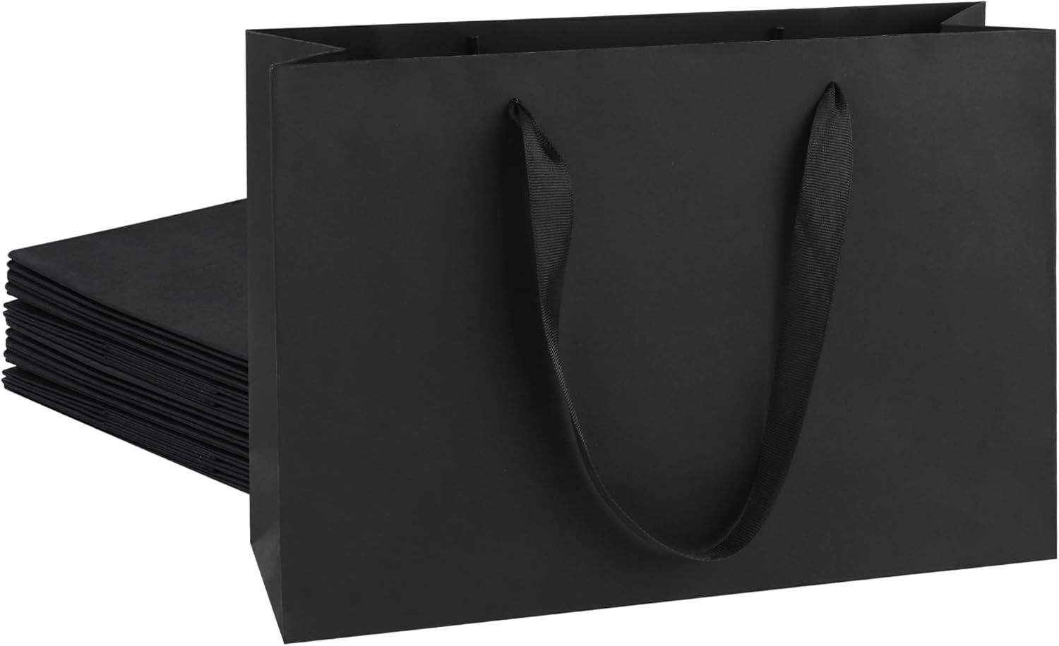 Amazon.com: STOBOCTER 12 Pcs Black Gift Bags with Handles, Large Gift ...
