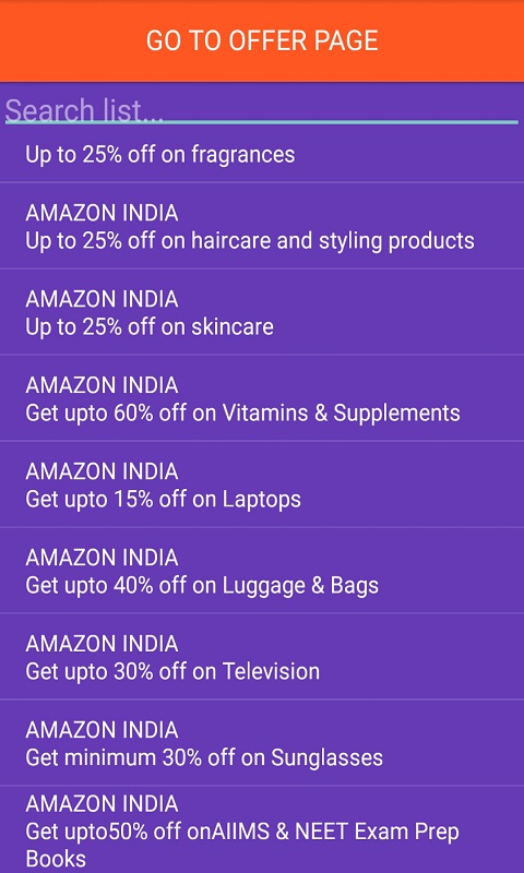 Daily Offers - App on Amazon Appstore