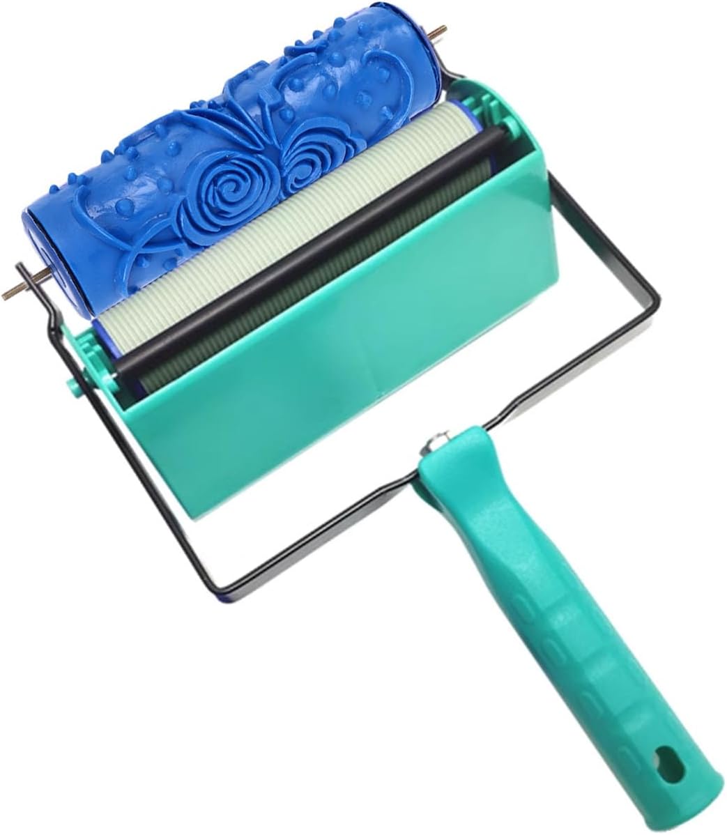Amazon.com: 5in Rubber Pattern Paint Roller, Beautiful Patterns ...