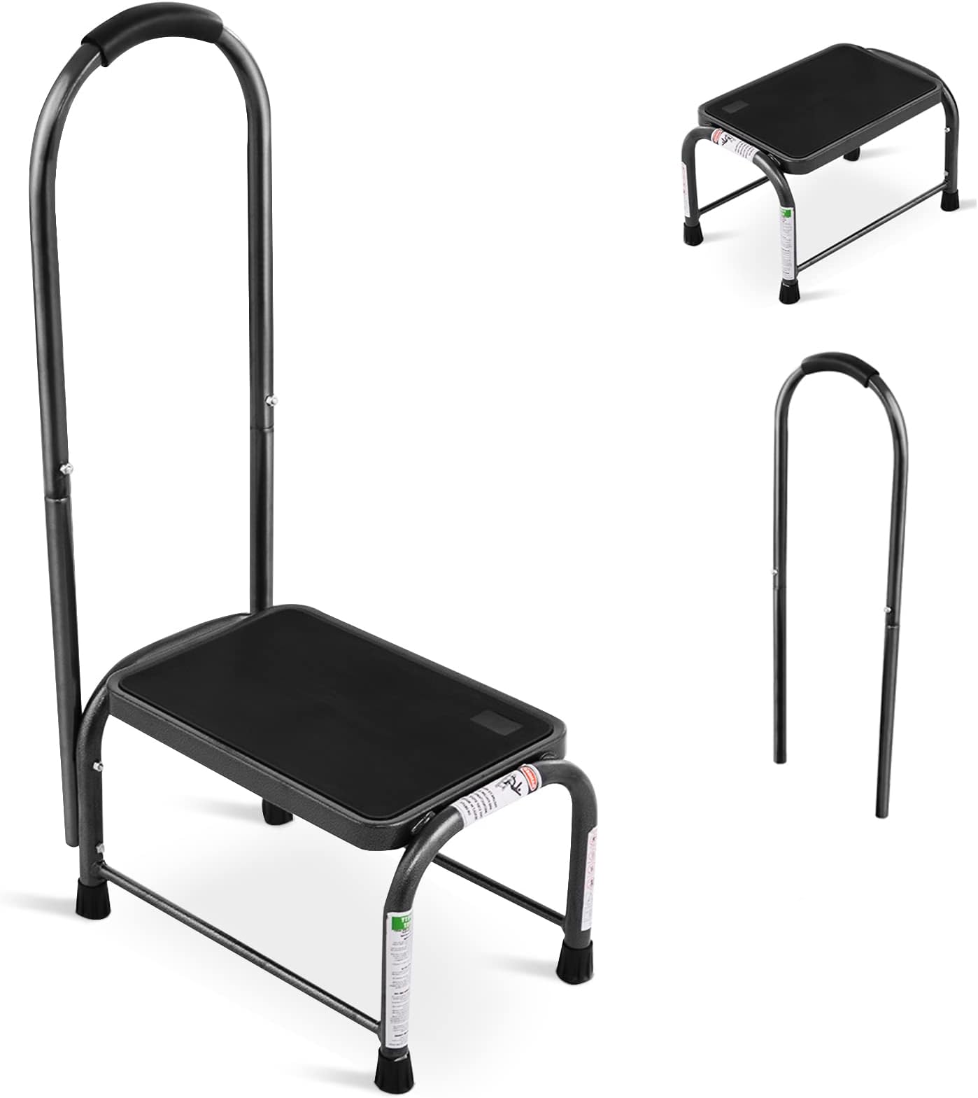 Amazon.com: ERGOMASTER Step Stool with Handle for Adults, Bedside ...