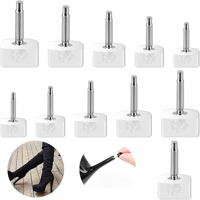 Amazon.com: 10 Pairs High Heel Tips Replacement Kit U Shaped Heel Cap ...