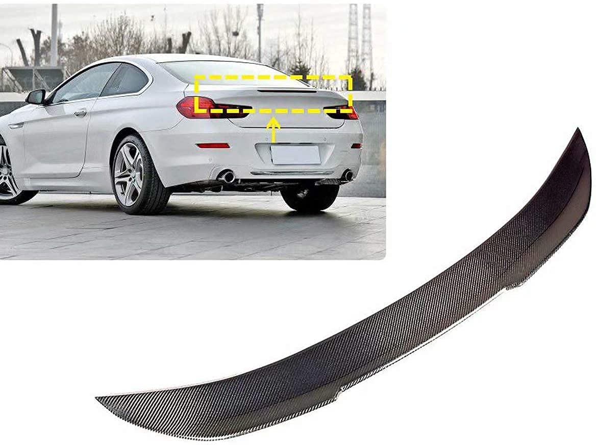 Buy WBXNB Carbon fiber trunk rear spoiler wing for BMW 6 Series F06 F13 ...