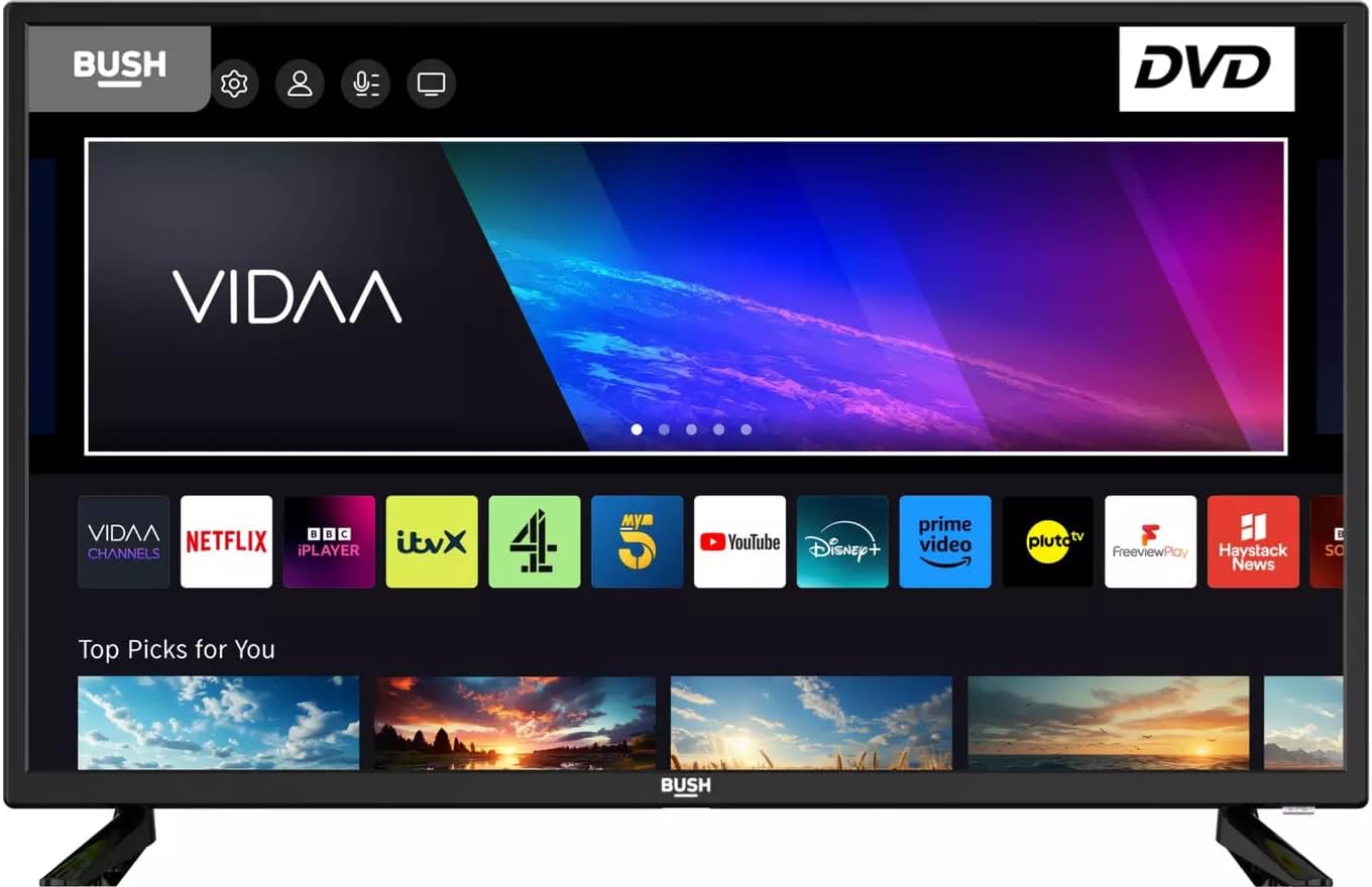 Bush 32 Inch F32V6D Smart FHD LCD Freeview TV & DVD Combi: Amazon.co.uk ...