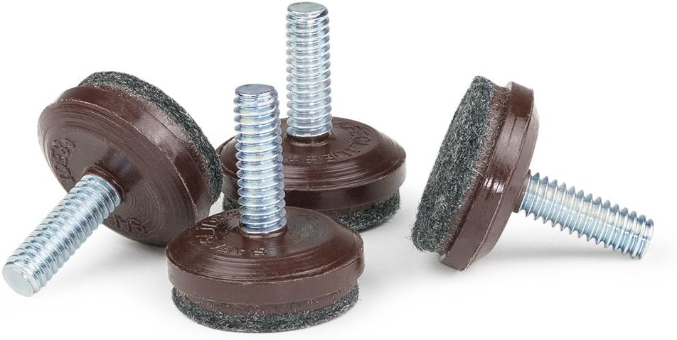Amazon.com: Felt Levelers 1/4-20, 1" Diameter: Brown, 4 Pack : Tools ...