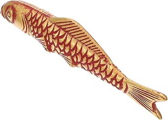 Amazon.co.jp: TOPPERFUN Carp Cast Iron Ruler Paperweight Desktop Topper ...