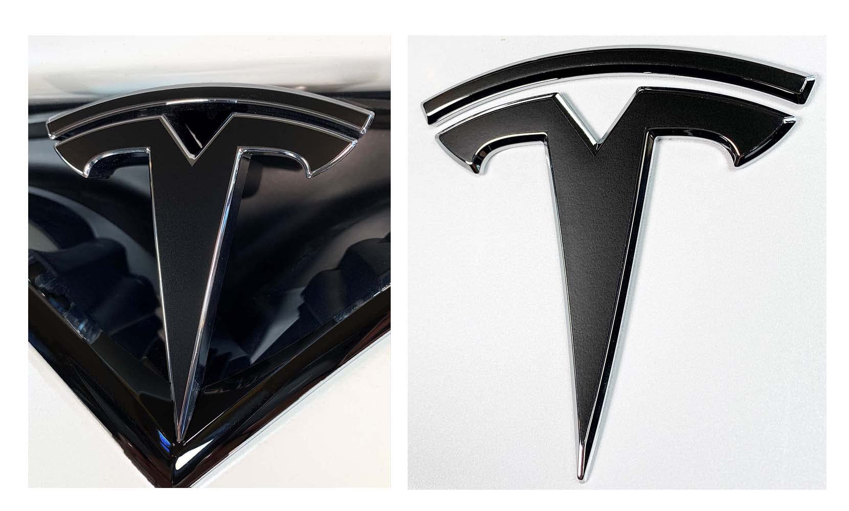 Amazon.com: Custom Cut Graphics Logo Decal Wrap for Tesla Model X, 4 pc ...