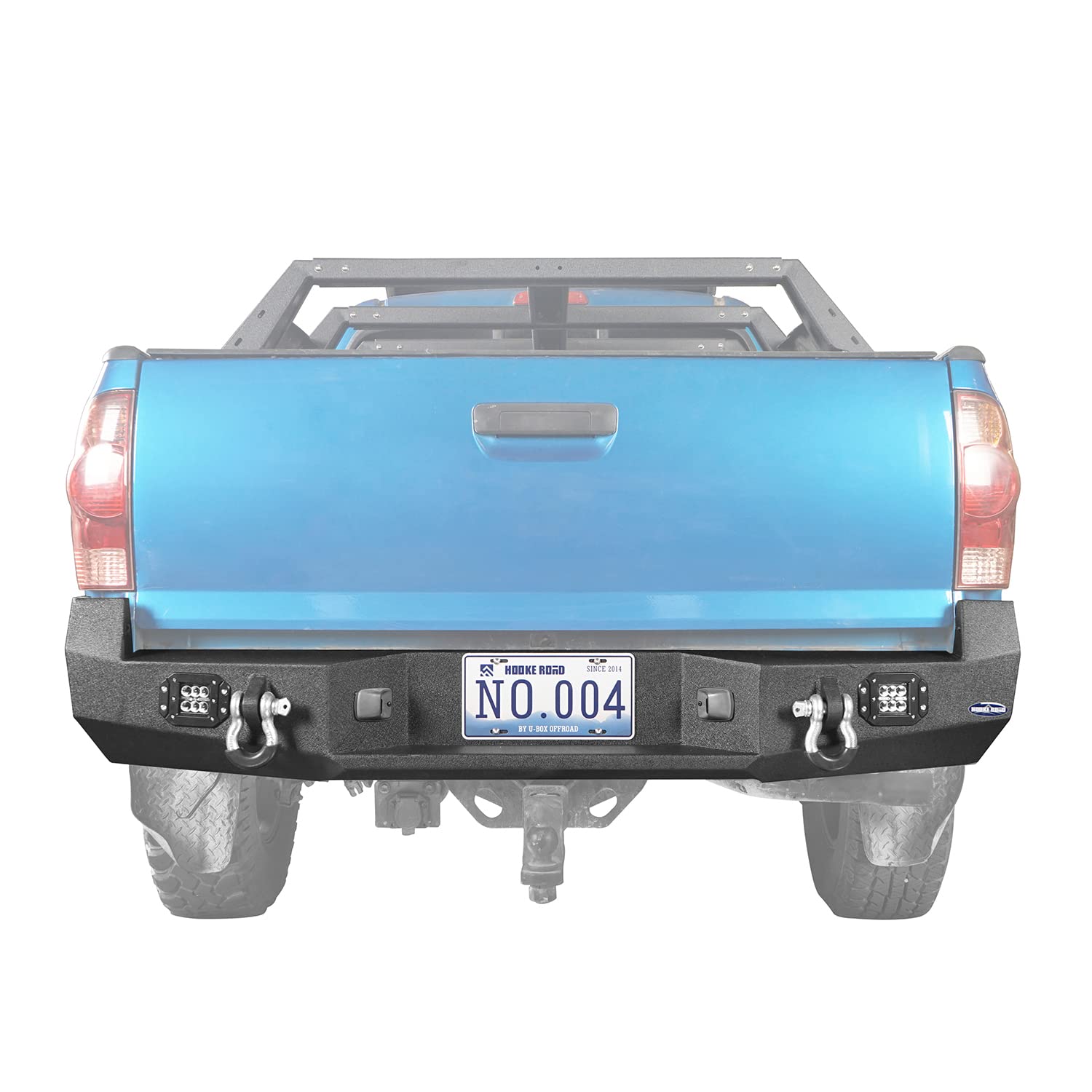 u-Box Tacoma Rear Step Bumper Steel Off Road Rear Bumper Guard for ...