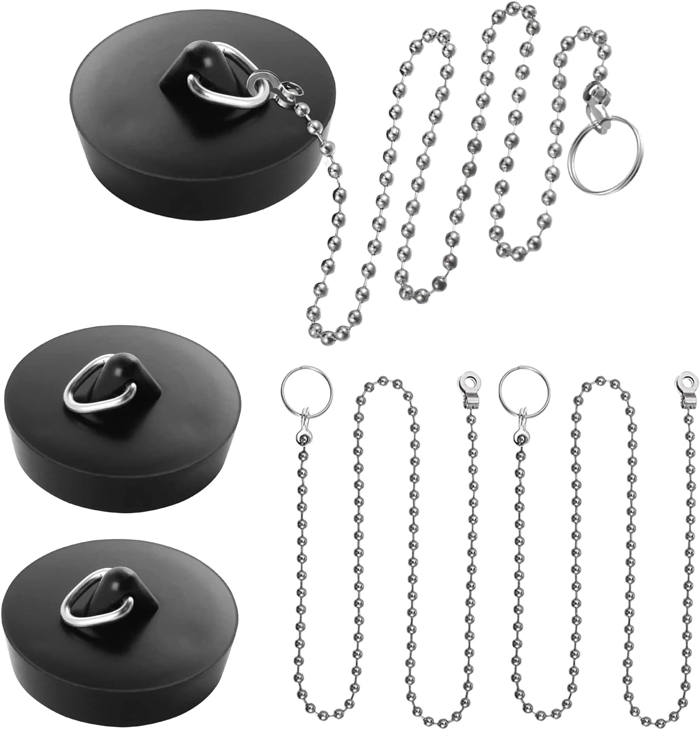 Universal Ventilstopfen, 3 Stücke Gummi Stöpsel, Abflussstopfen für ...