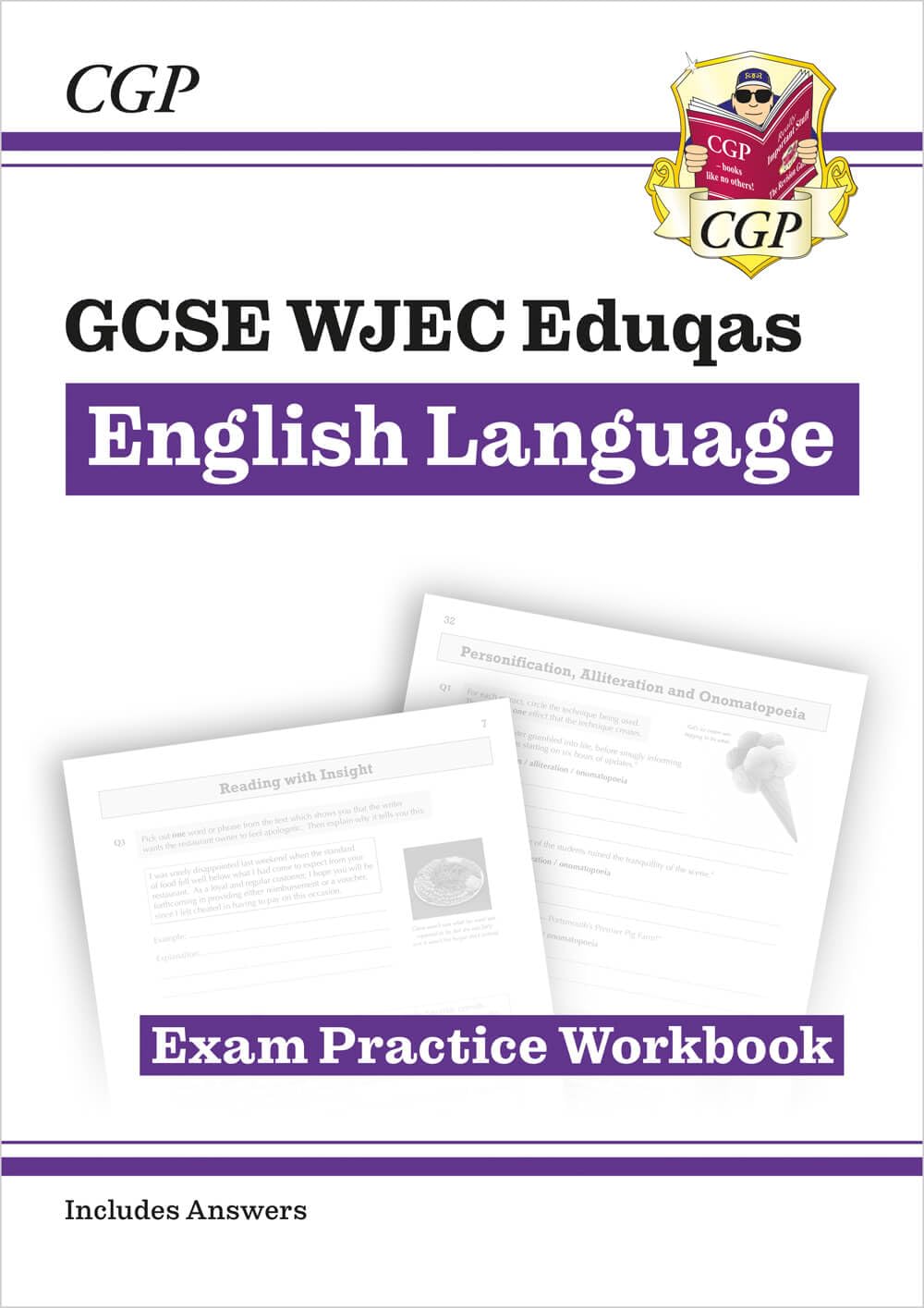 Compare new gcse english language wjec eduqas exam practice workbook ...