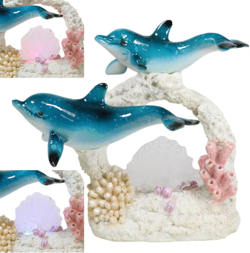 Amazon.com: Ebros Gift Nautical Marine Life Blue Dolphins Family ...