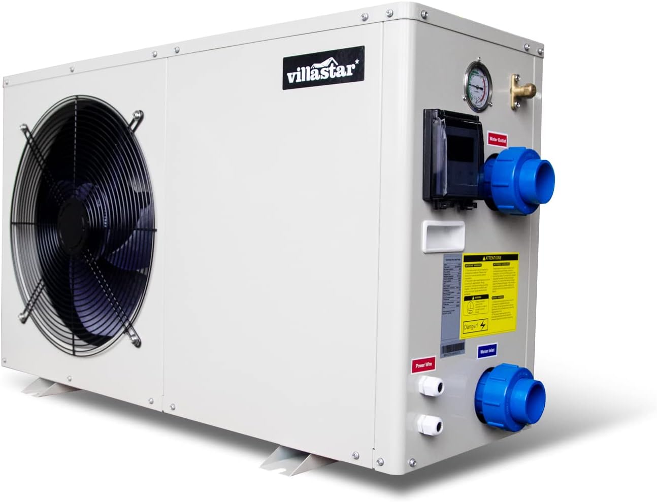 Amazon.com: villastar Pool Heater for Above Ground Pool, Pool Heater ...