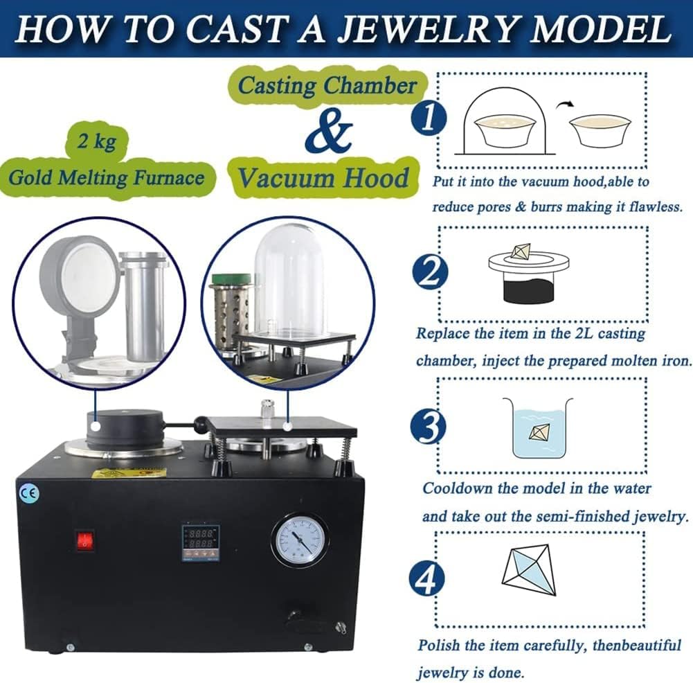 Vacuum Casting Machine 3KG High Temperature Refining Philippines | Ubuy