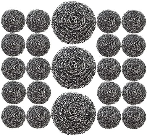 Amazon.com: 16 PCS Stainless Steel Sponges Scrubbers Cleaning Ball ...