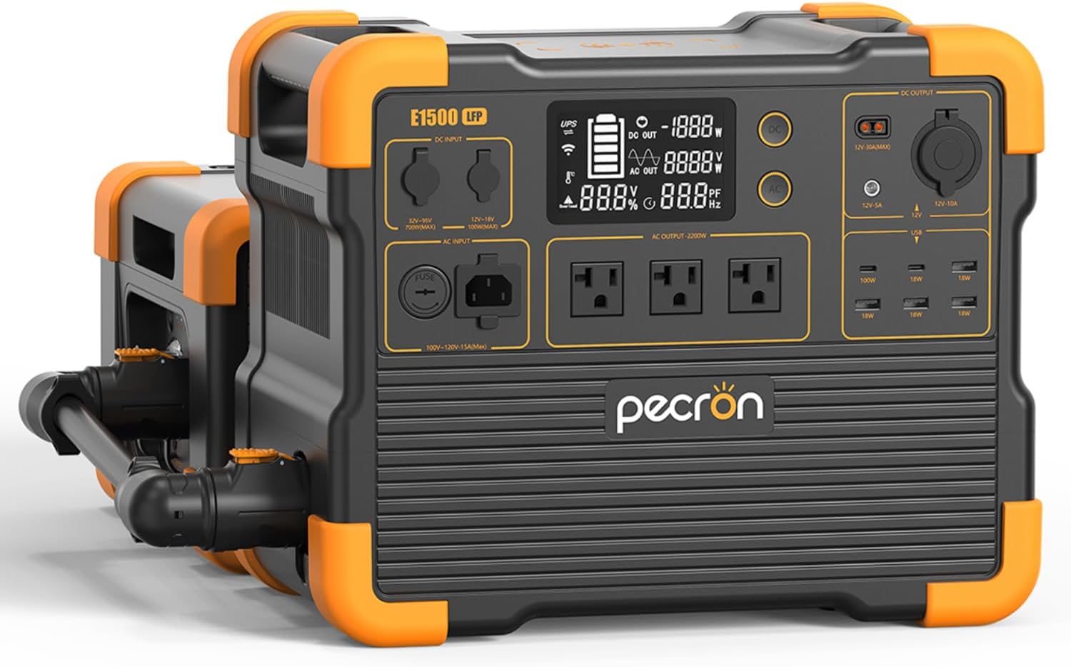Amazon.com: pecron Portable power station, E1500LFP with 3072Wh EP3000 ...