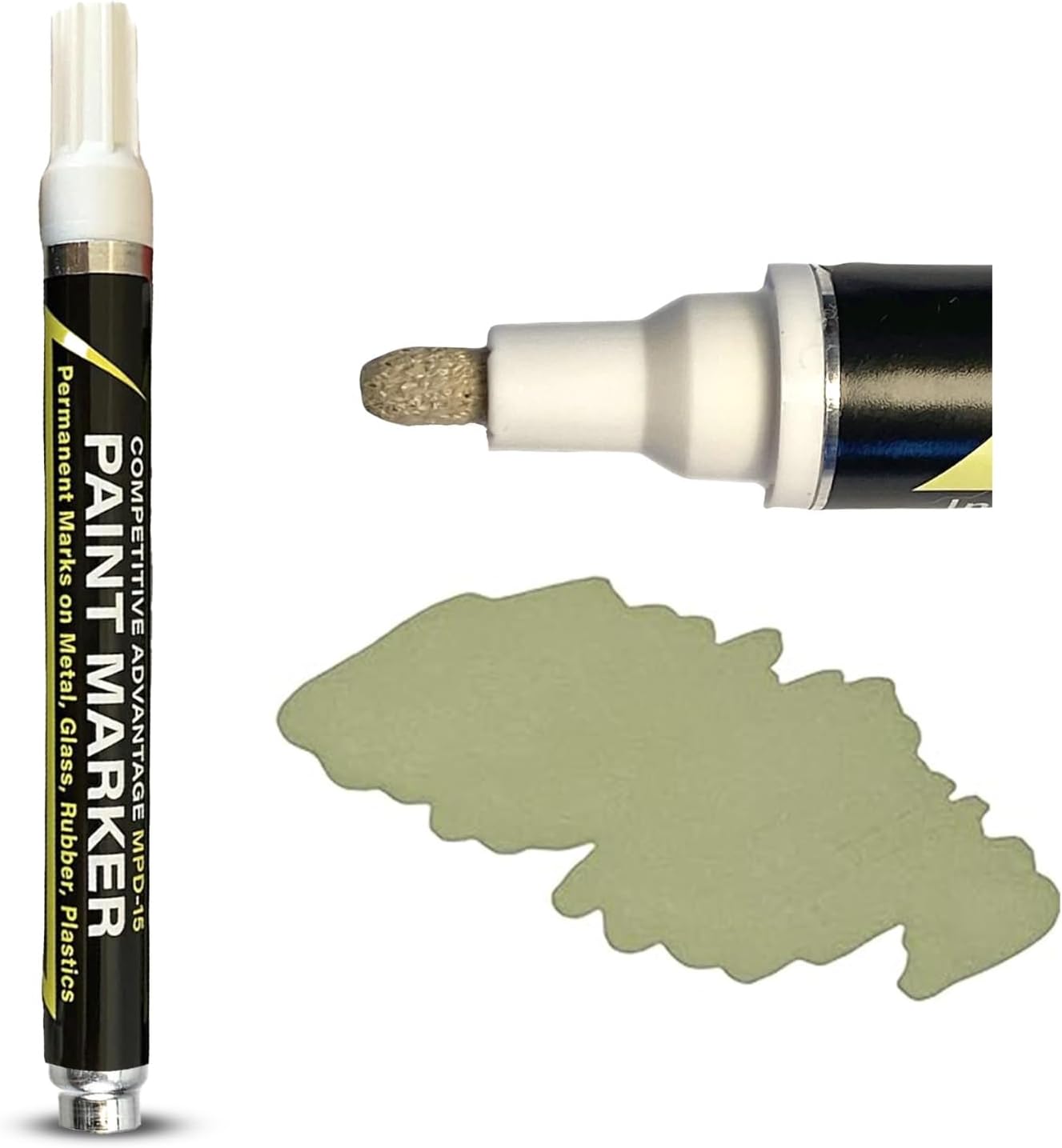 Amazon.com: Competitive Advantage Enamel Paint Markers MPD-15 | TAN - 1 ...