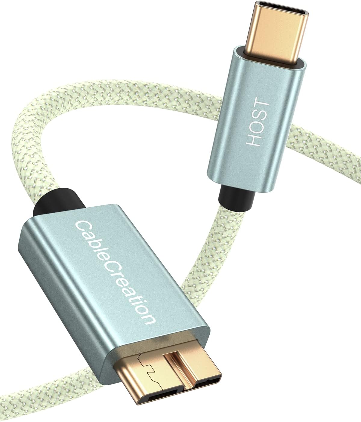 Short Micro B to USB C Cable 1FT, CableCreation USB 3.1 C to USB Micro ...