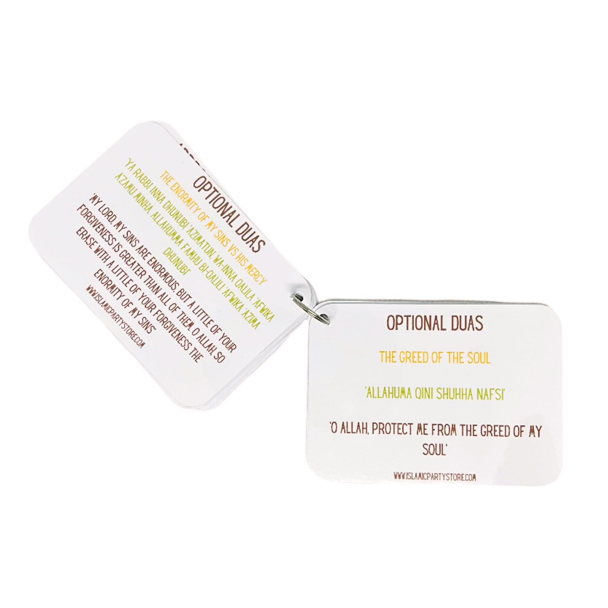 Umrah Dua Cards, Umrah Gift, Umrah Prayers and Supplications, Umrah ...