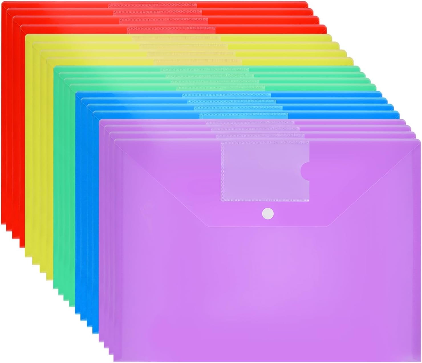 GoodtoU a4 folders-folders for Paperwork a4 Plastic Wallets a4 Coloured ...