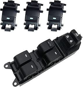Car Parts Car Window Lifter Control Switch Master Electric w/LED Light ...