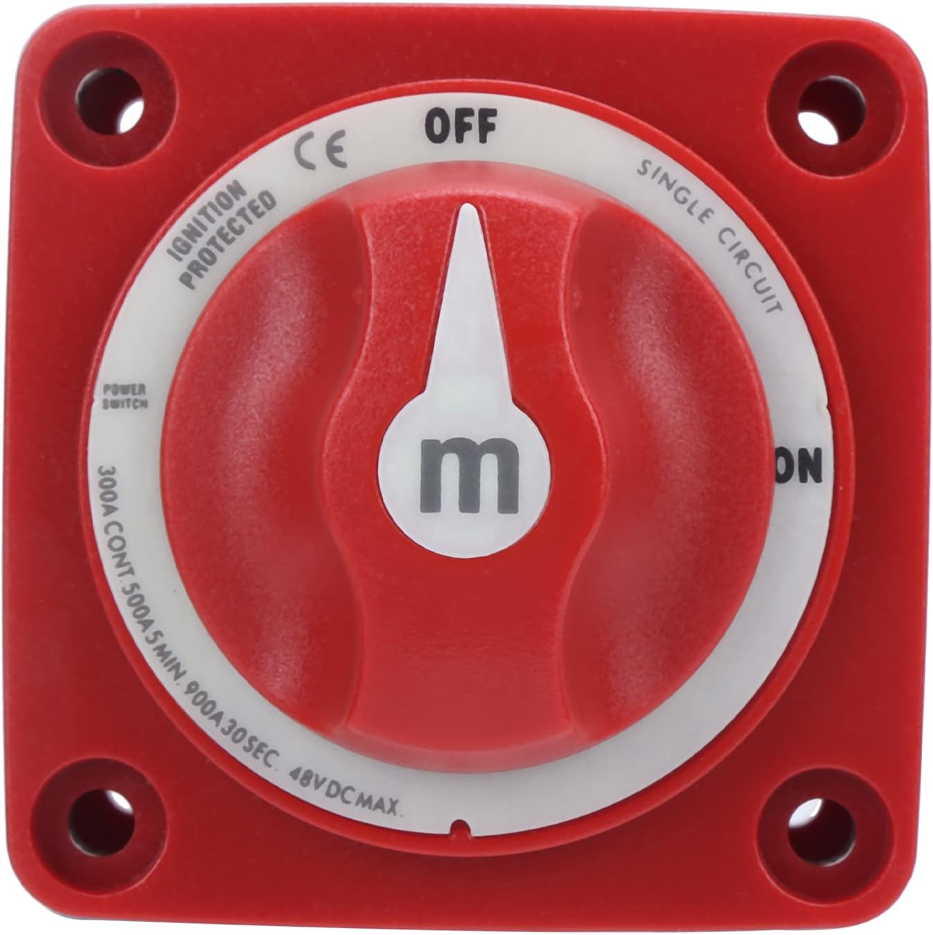 Akozon Battery Switch, DC 12‑48V Battery Isolator Switch Single Circuit ...