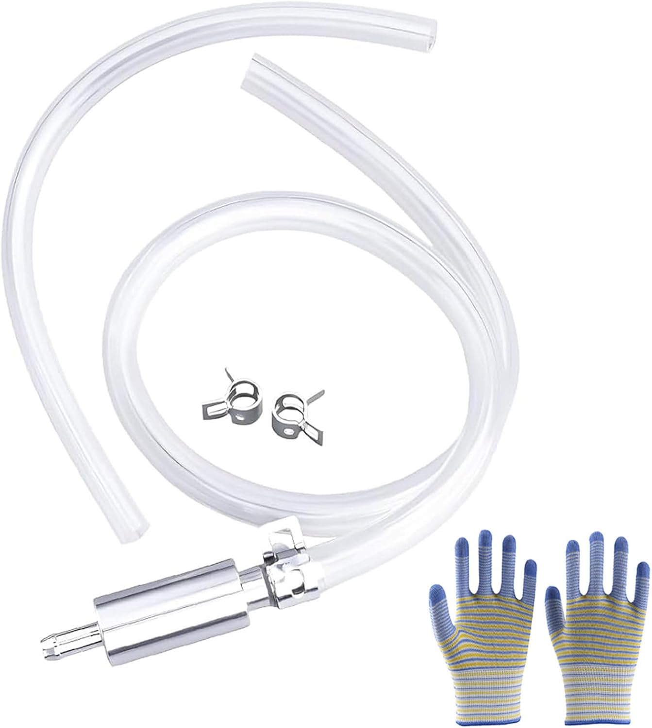 Amazon.com: Brake Bleeder One Way Valve Tube Bleeding, with 2 Clamp ...