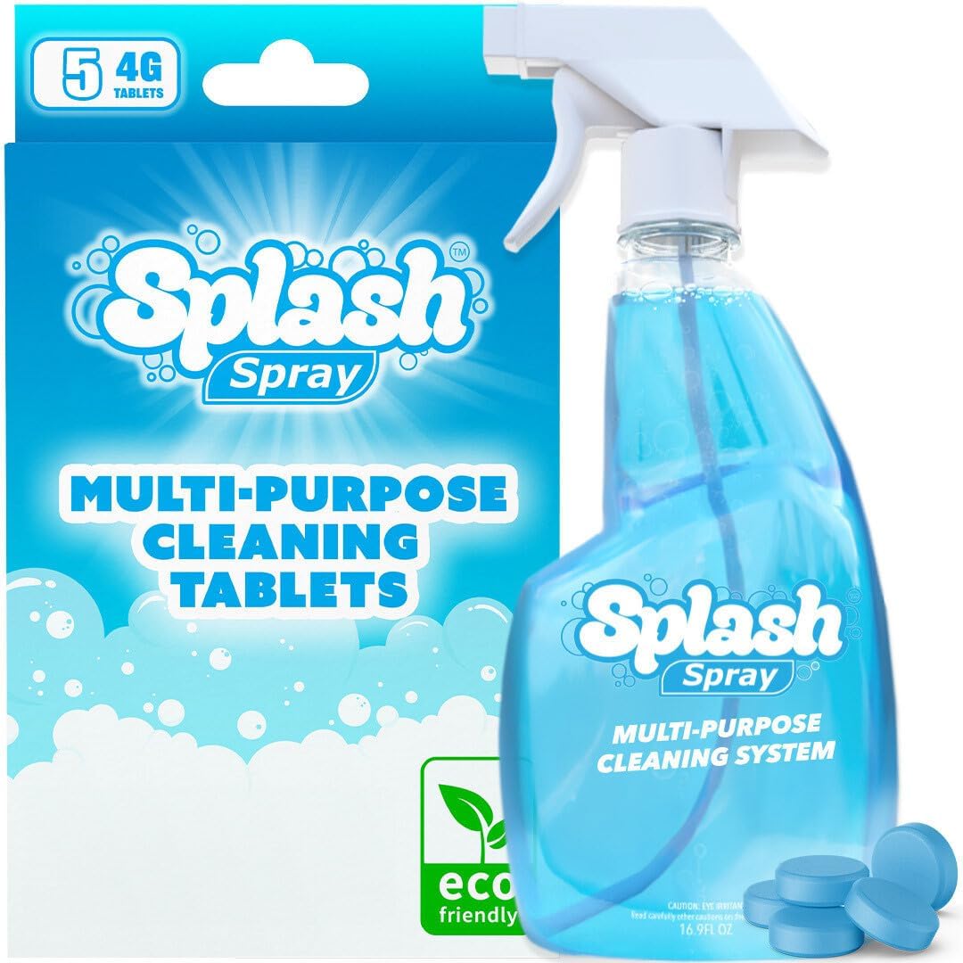 Amazon.com: Splash Spray Multi-Purpose Cleaner - Bottle and 5x Cleaning ...