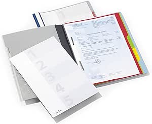 Durable DIVISOFLEX 5 Part Organiser File Folder with Index Tabs - A4 ...