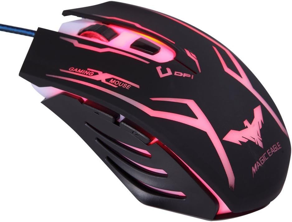 Amazon.com: Havit® HV-MS701 Ergonomic LED Stress-Ease Mouse for Gaming ...