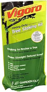 Amazon.com : Vigoro Heavy Duty Tree Staking Kit, Everything Included to ...