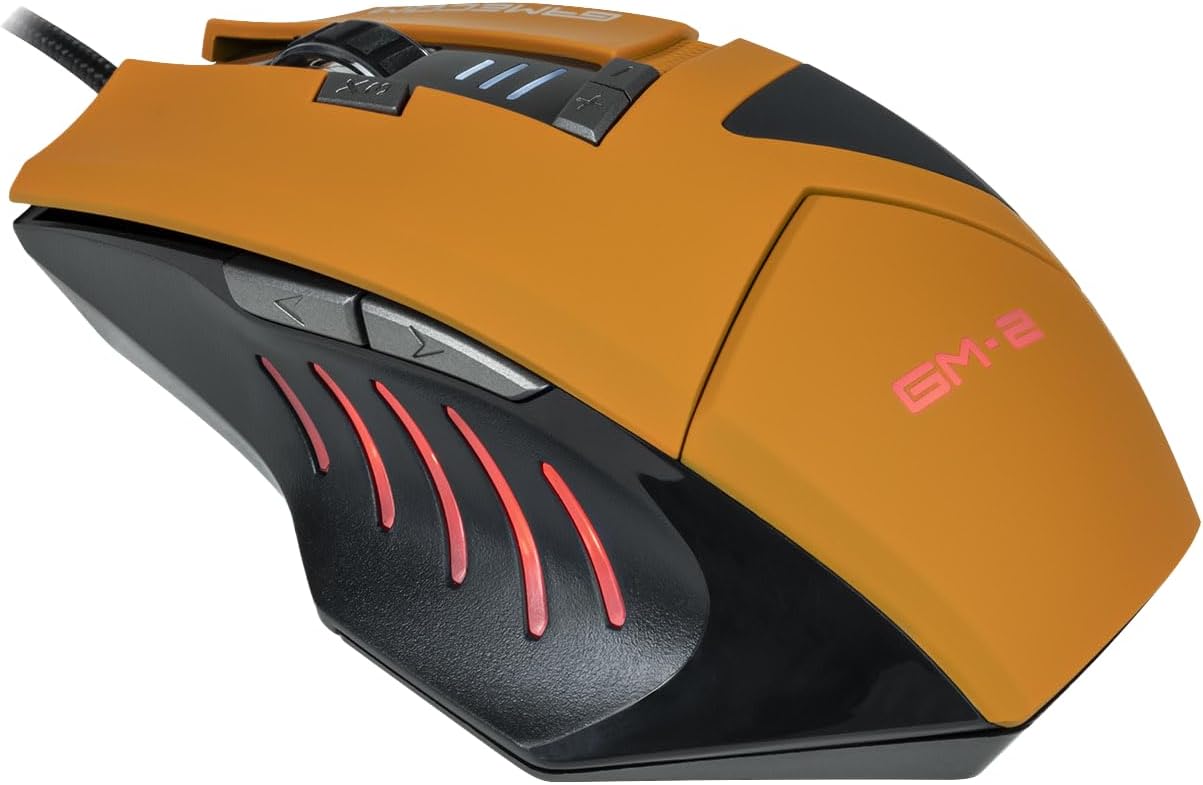 GM-2 Advanced Wired Gaming Mouse – HyperGlide Optical Sensor – 8 ...