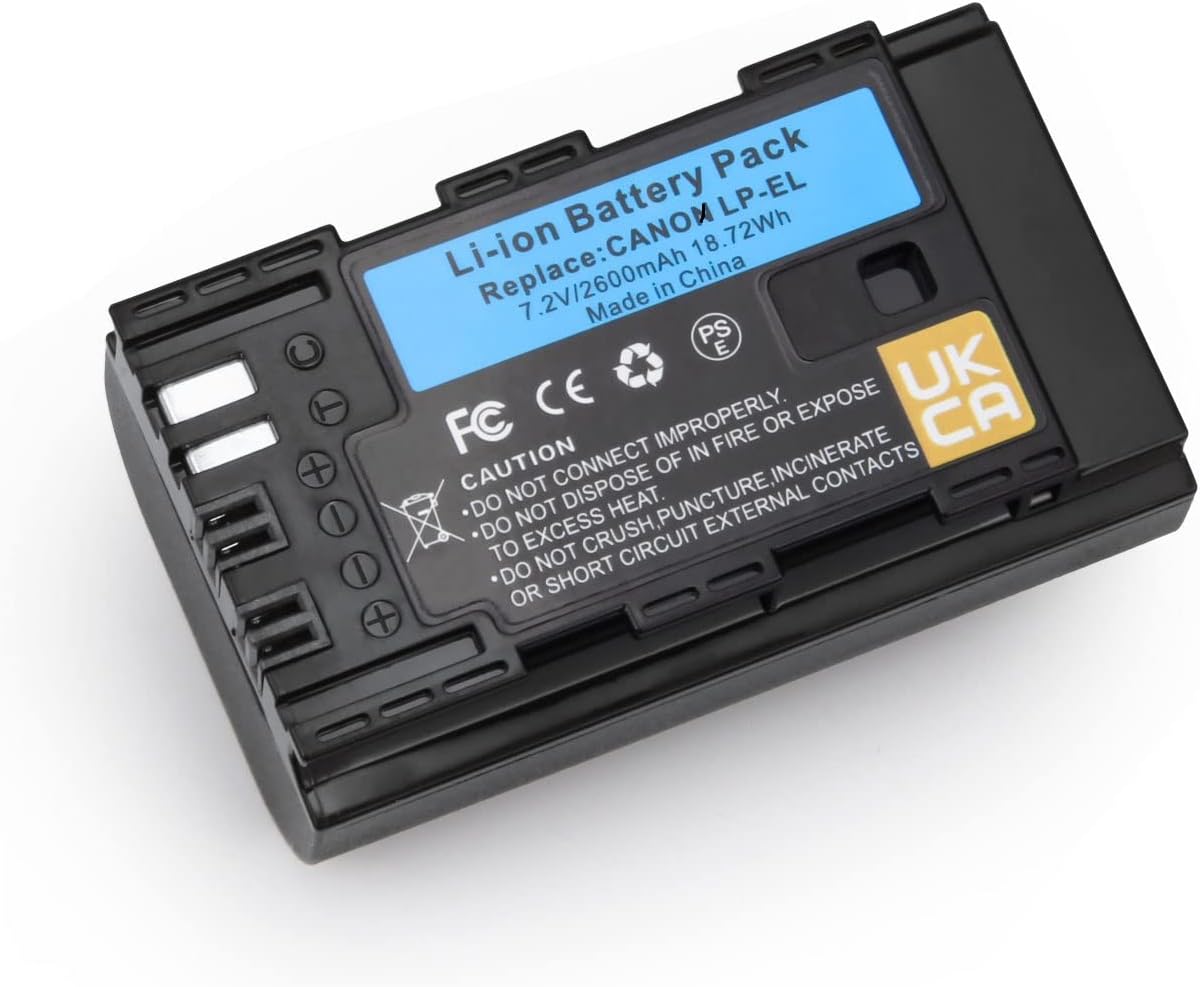 Amazon.com: REYTRIC LP-EL Battery Compatible with Canon Speedlite EL-1 ...