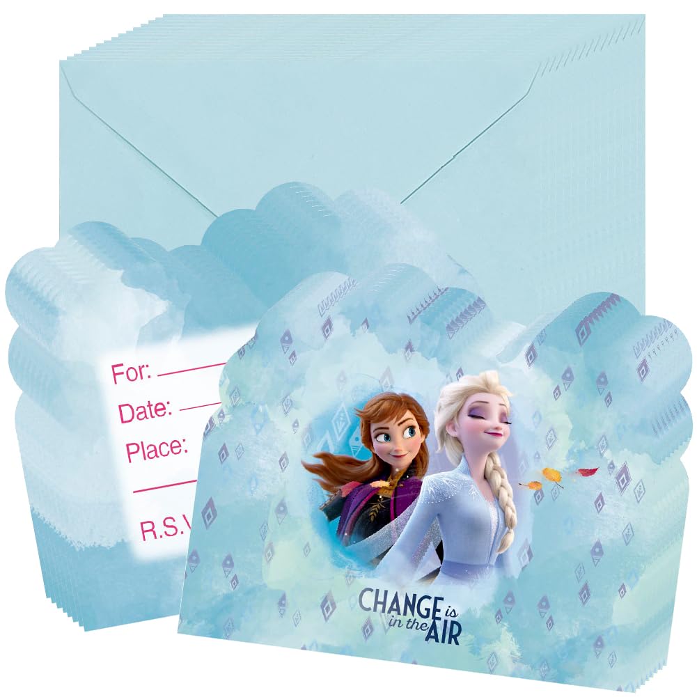 Frozen Birthday Invitation Card Birthday Invite And Thank You Card On
