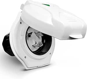 True Mods 30A Inlet Shore Power Supply 30 Amp Receptacle Plug for RV ...