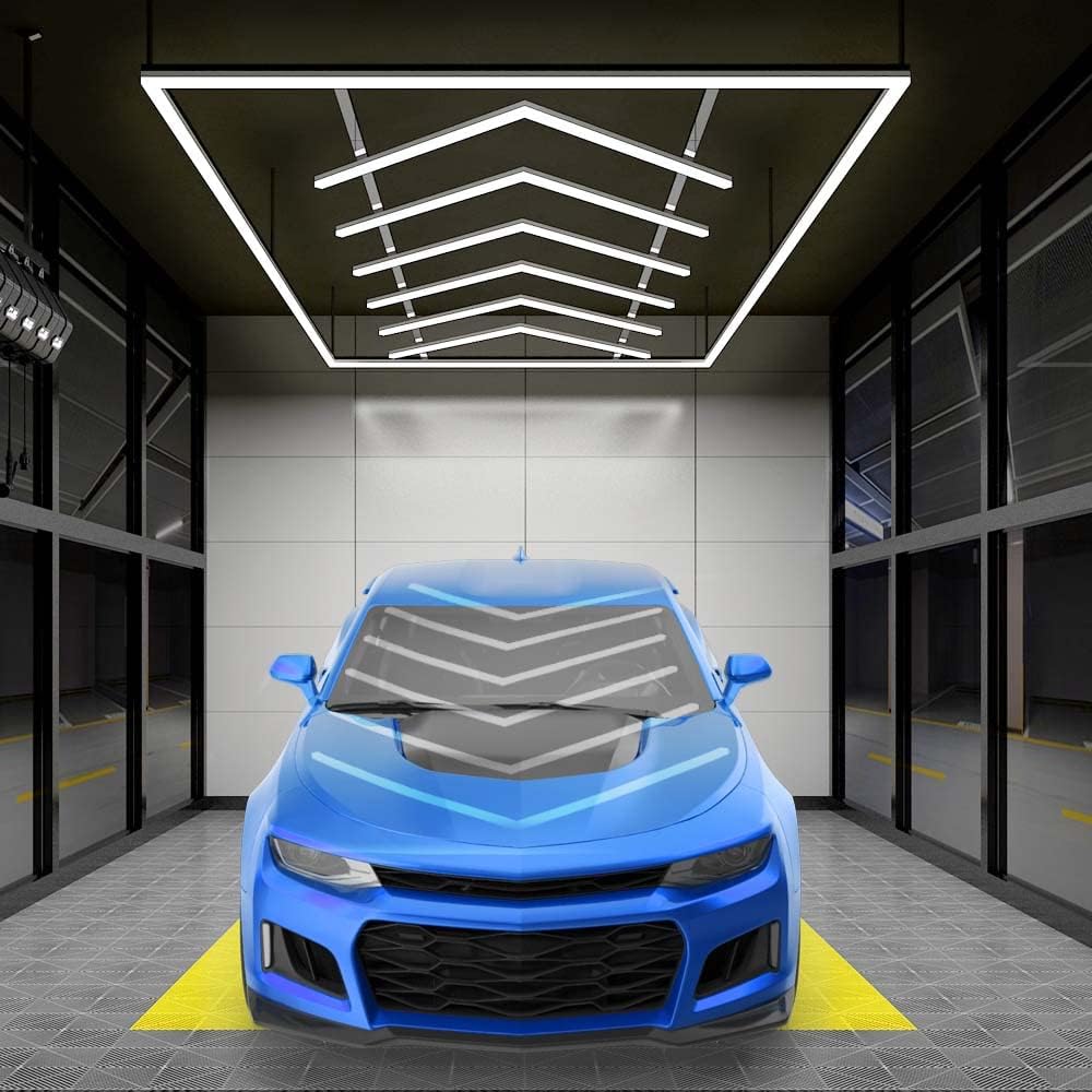 Neatfi LED Garage Light, 42,240 Lumens, 6500K, 384W, Ceiling Lighting ...