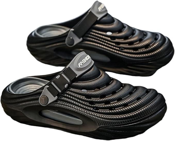 Amazon.co.jp: 身長5cmアップ＆アーチサポート メンズサンダル 2WAY EVA素材 履き心地が良い 滑らない 通気性 軽量 ビーチ 水陸両用 靴 カジュアル 男女兼用 25.0 ...