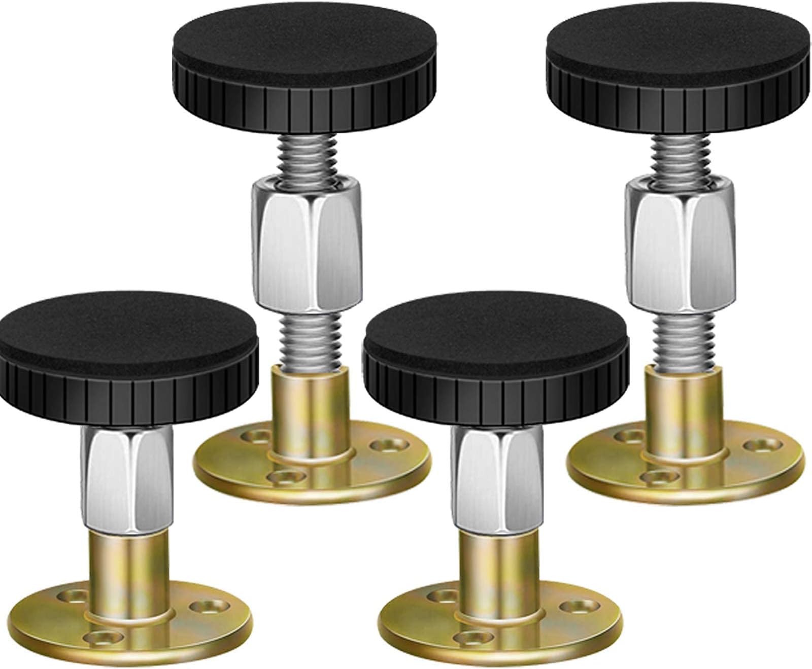 Amazon.com: cosbur 4 Pack Adjustable Threaded Headboard Stoppers, Bed ...