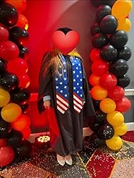 Amazon.com: USA US American Flag Graduation Stole/Sash/Scarf : Clothing ...