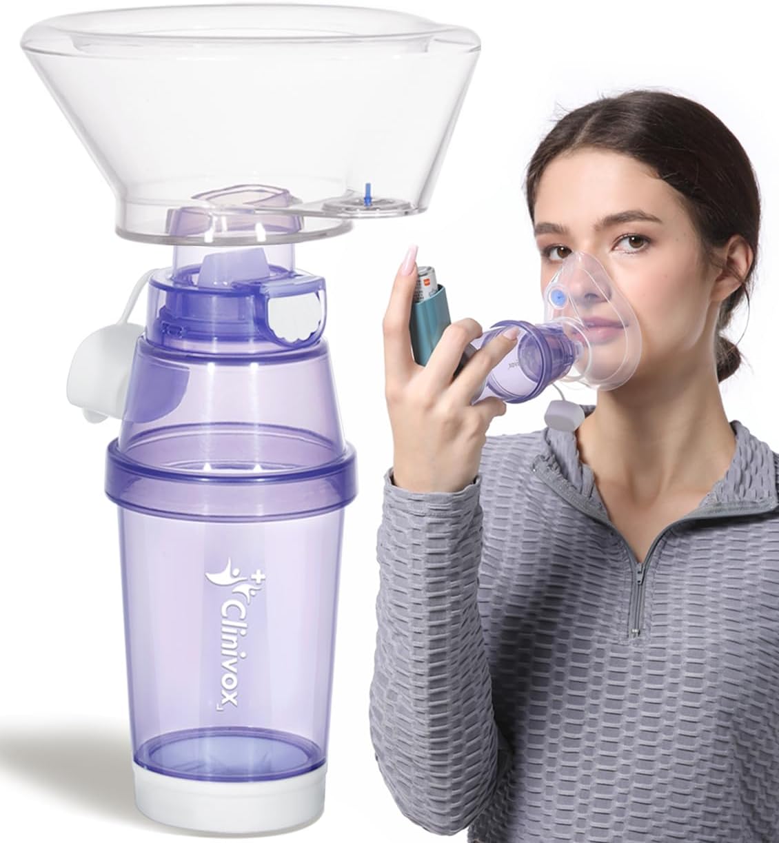 Amazon.com: Handheld Inhaler Spacers for Adults and Kids with 2 Masks ...