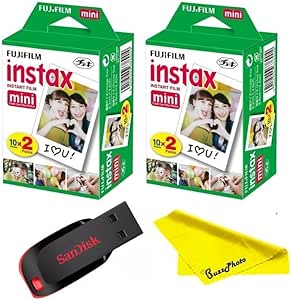 Amazon.com : Fujifilm Instax Mini Instant Camera Film with Sandisk 32 ...