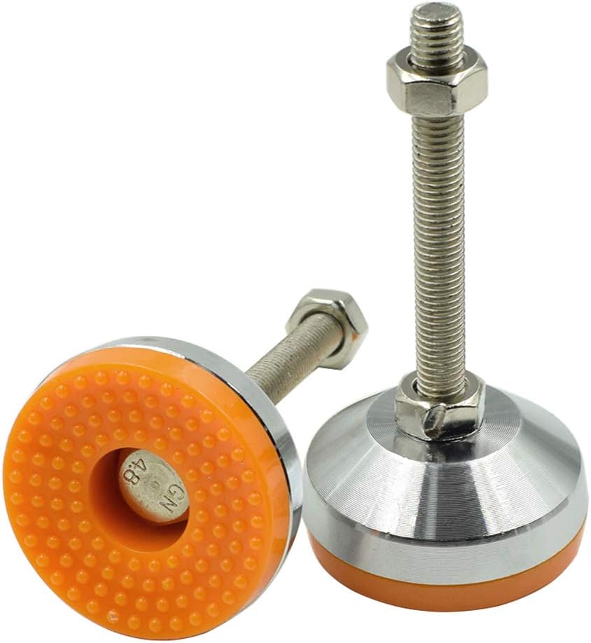 Hyever Leveling Screw Leg Heavy Duty Carbon Steel Nickel Plated 4 ...
