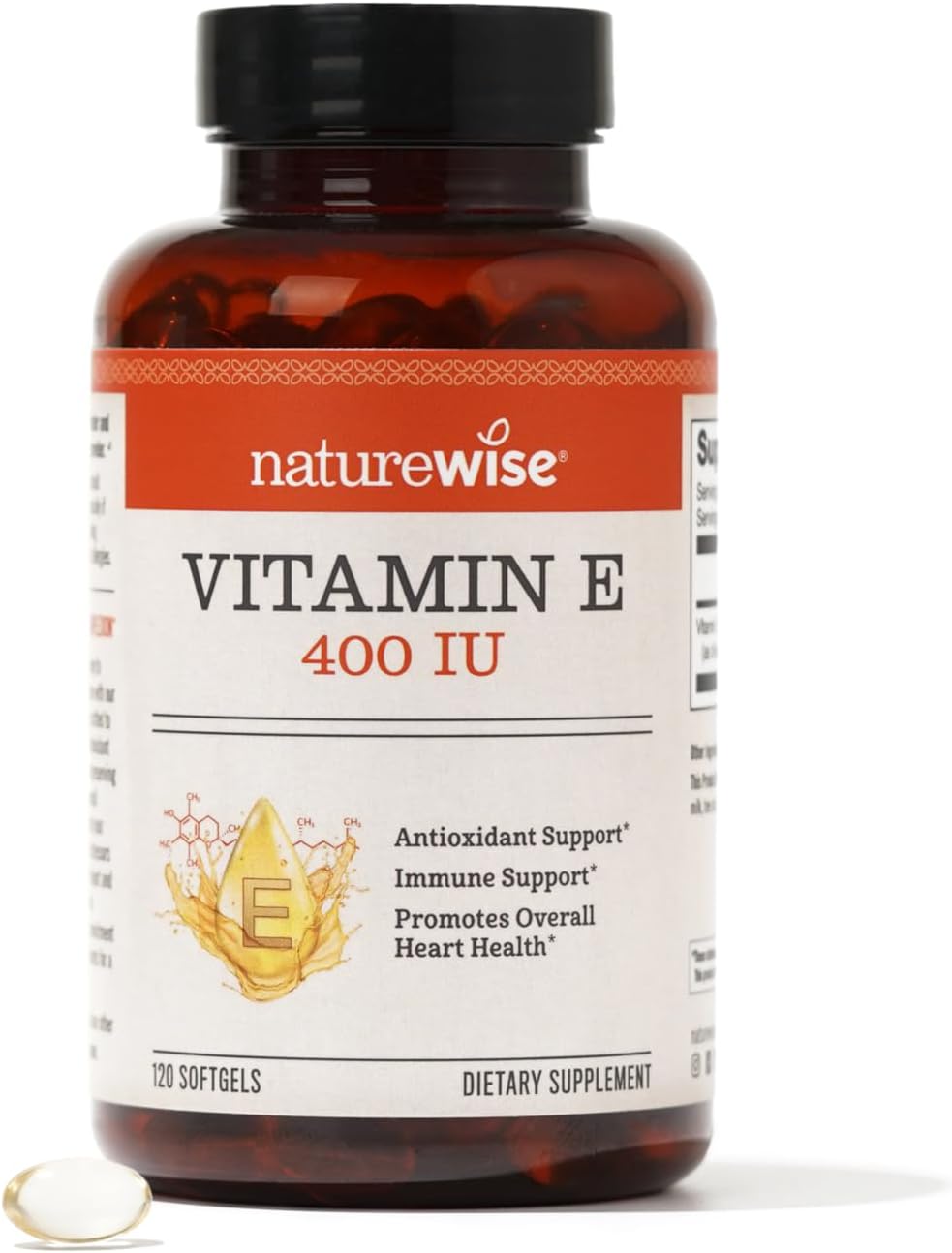 Amazon.com: Bronson Natural Vitamin E Complex 400 I.U. Supplement (d ...