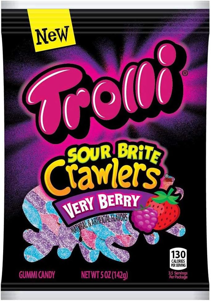 Amazon.com : Trolli Sour Brite Crawlers, Original Flavored Sour Gummy ...