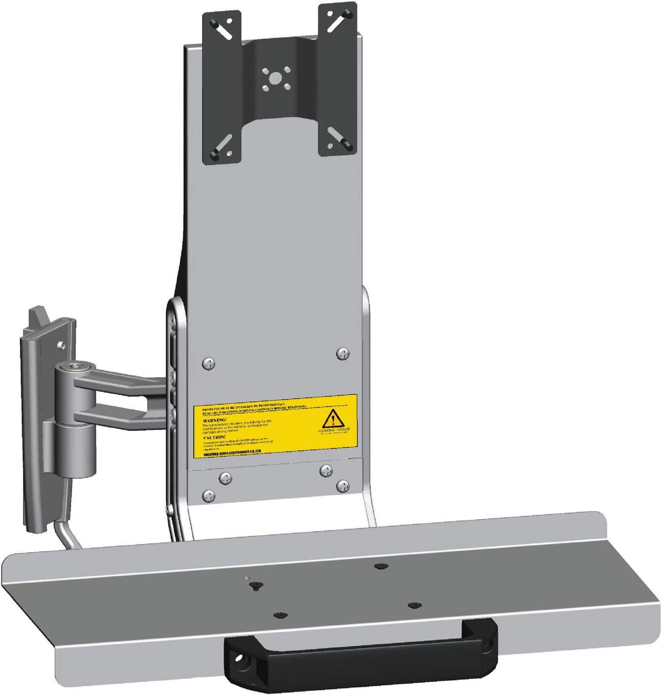 Amazon.com: Keyboard Stand Hanger with Monitor Stand - Wall Cantilever ...