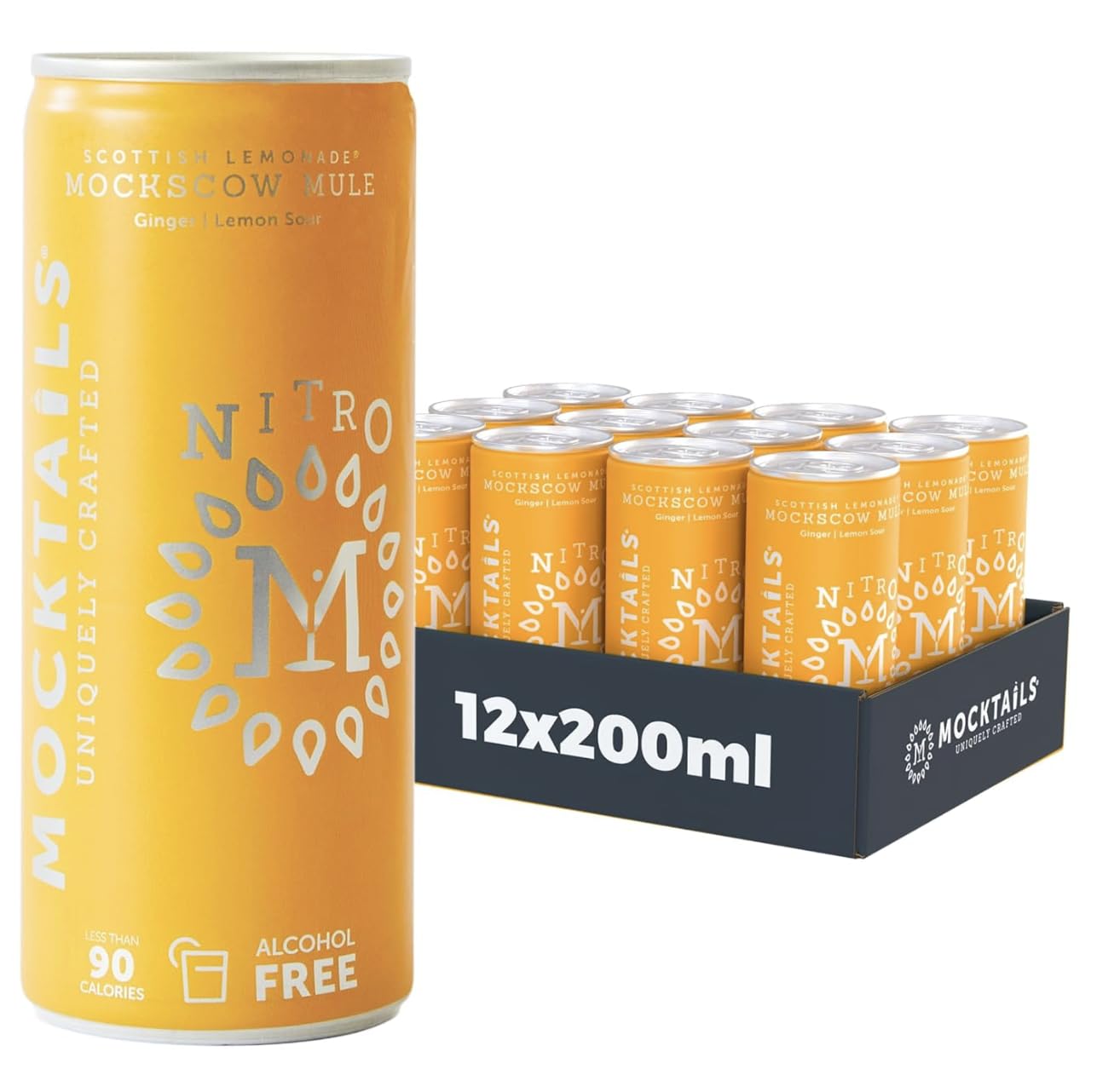 Amazon.com : NITRO Mocktails Non-Alcoholic Drinks - Moscow Mule Nitro ...