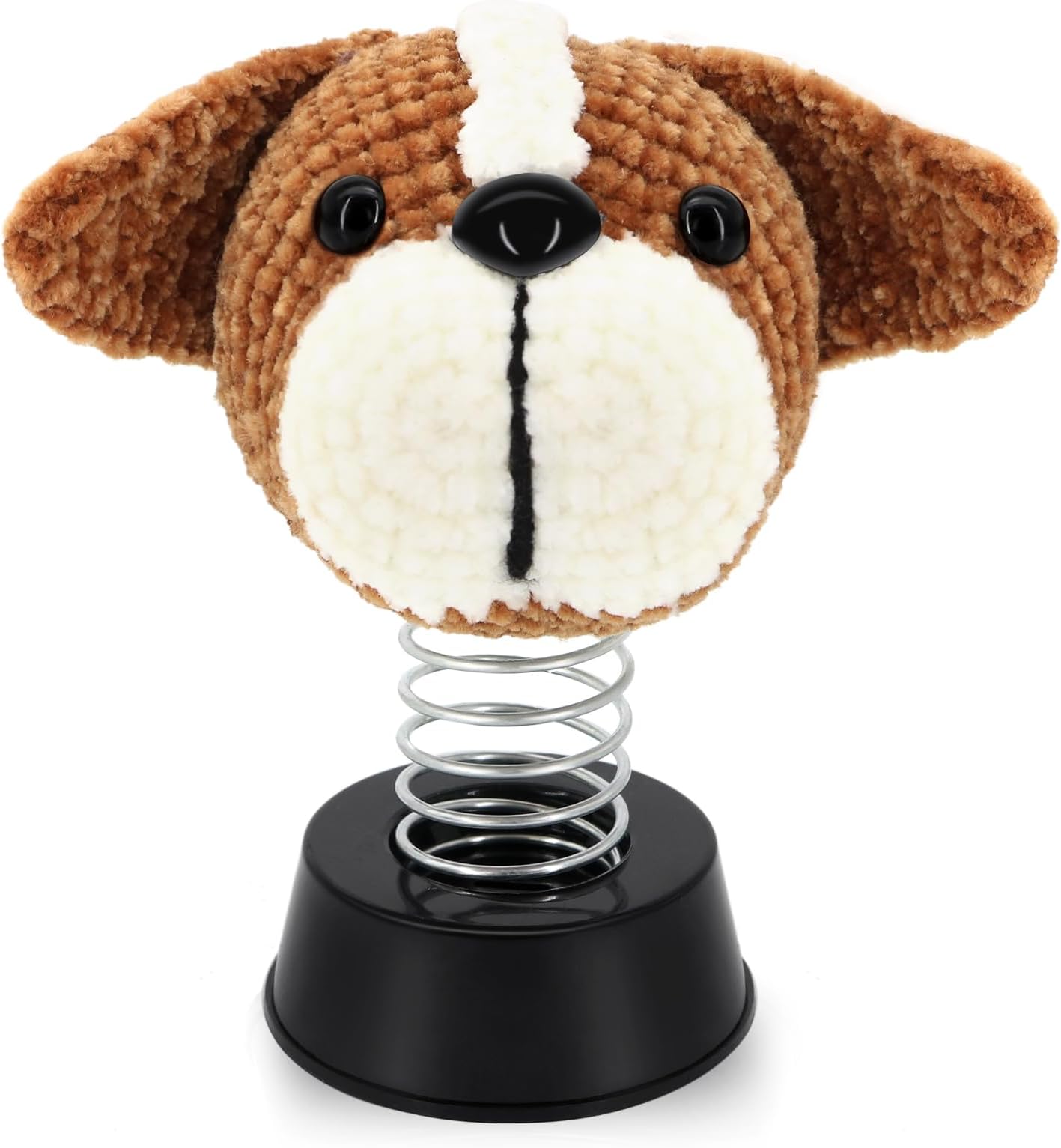 Amazon.com: Xunbin Handmade Frog Car Dashboard Decorations,car bobblehead Crochet car Charm Frog ...