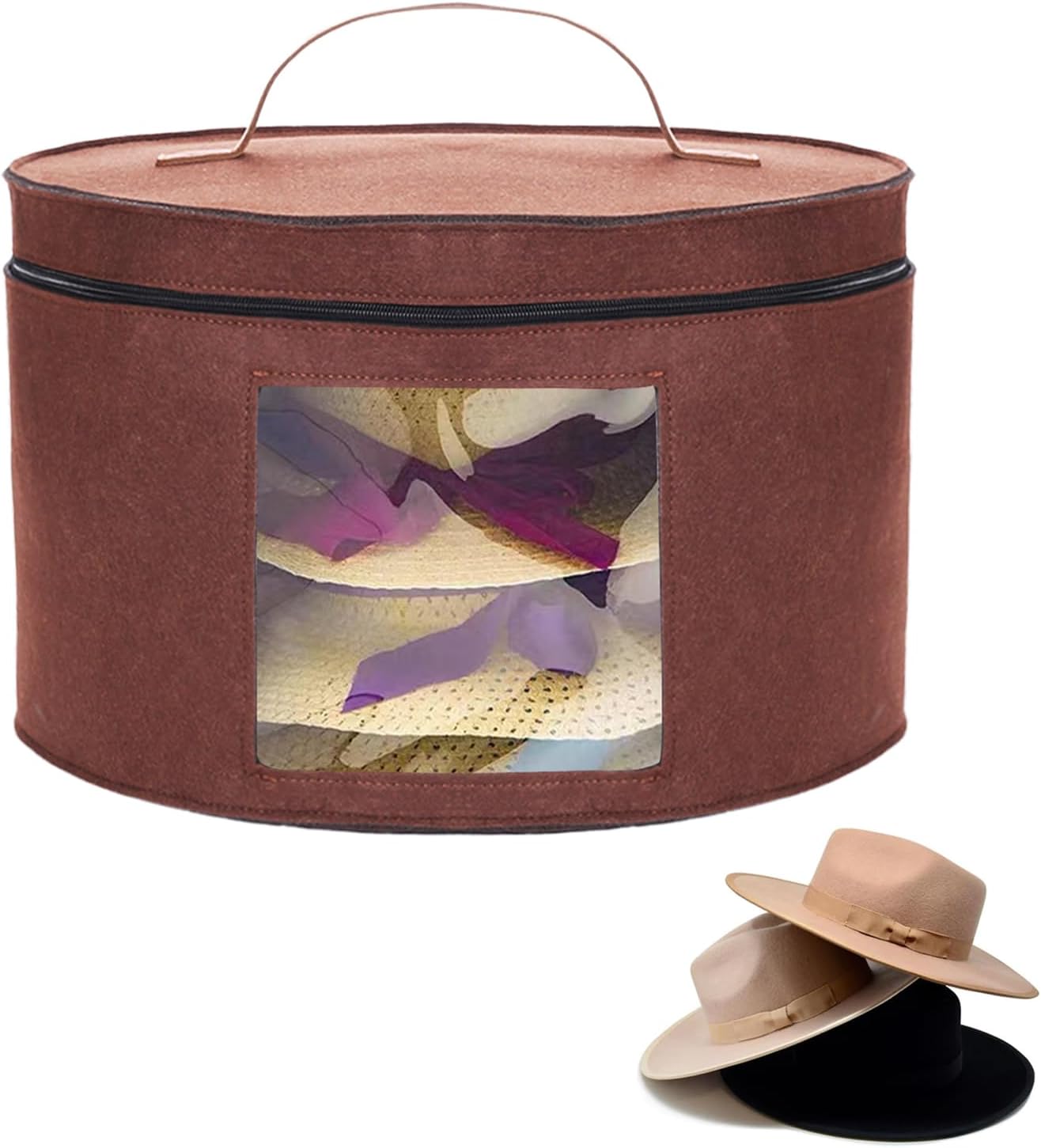 Amazon.com: LITLANDSTAR Hat Organizer for Women and Men, Round Hat ...
