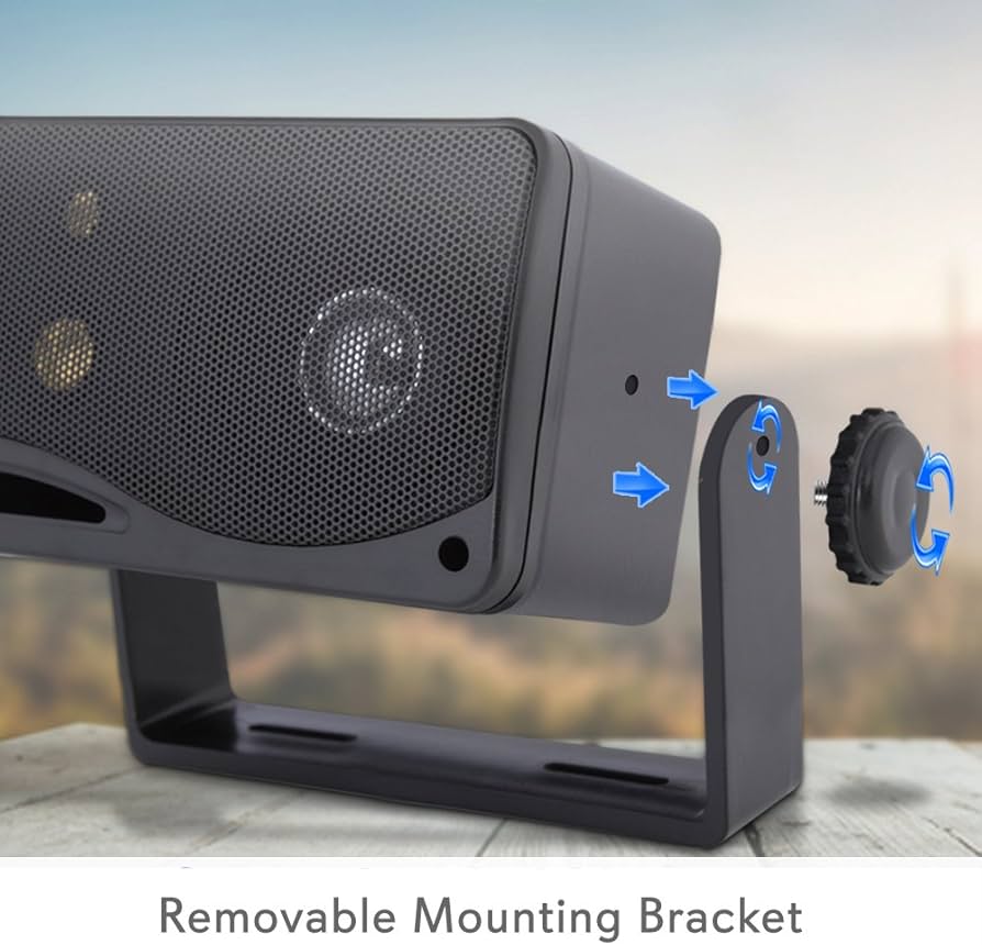  3 Way Mini Box Speaker System 3 5 Inch 200 Watt Weatherproof 